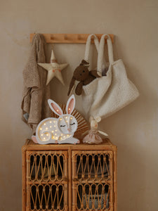 Little Lights Bunny Lamp | Handmade Night Light for Kids & Babies ...