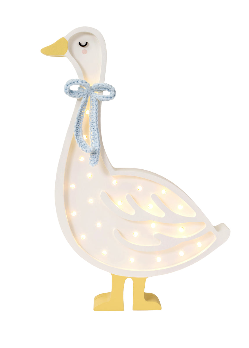 Little Lights Goose Lamp | Handmade Night Light for Kids & Babies ...