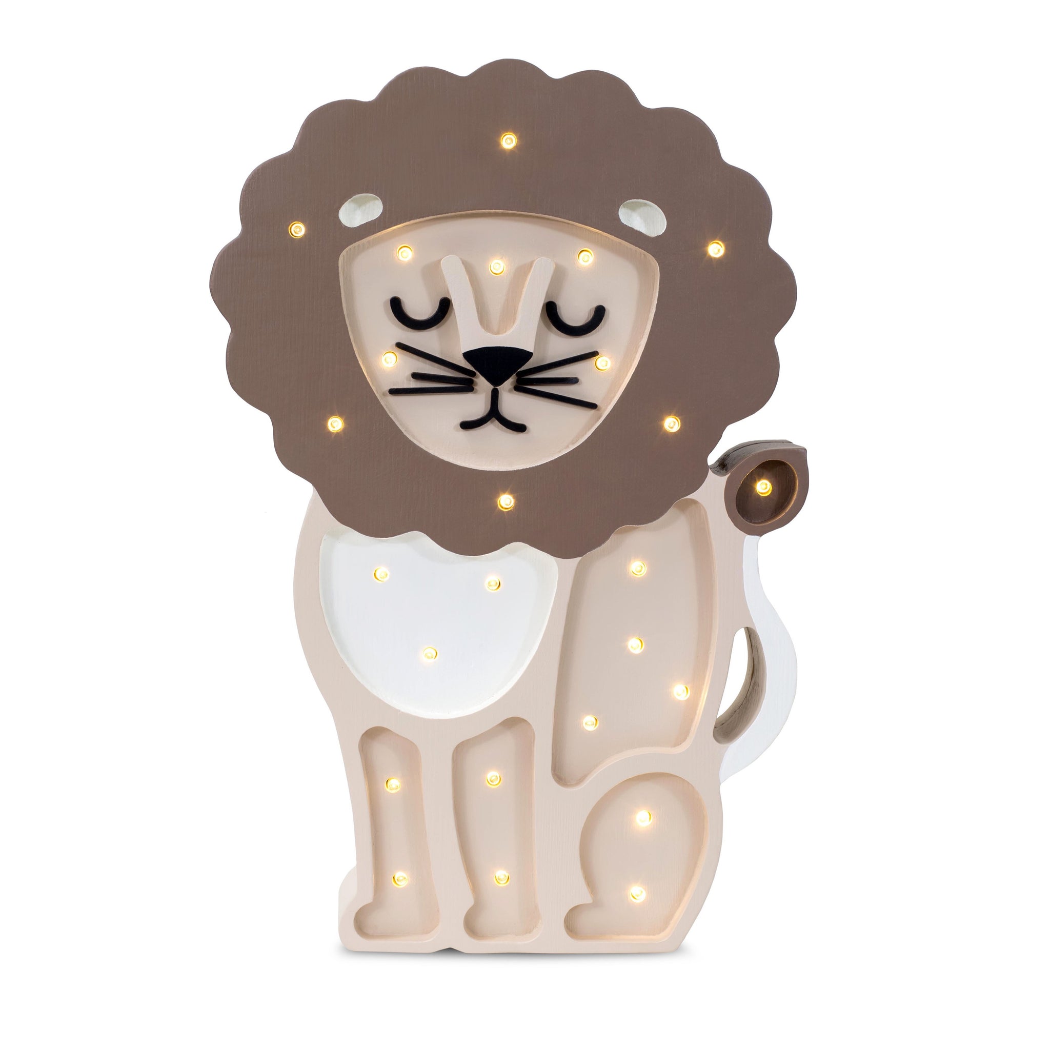 Little Lights Lion Lamp | Handmade Night Light for Kids & Babies ...