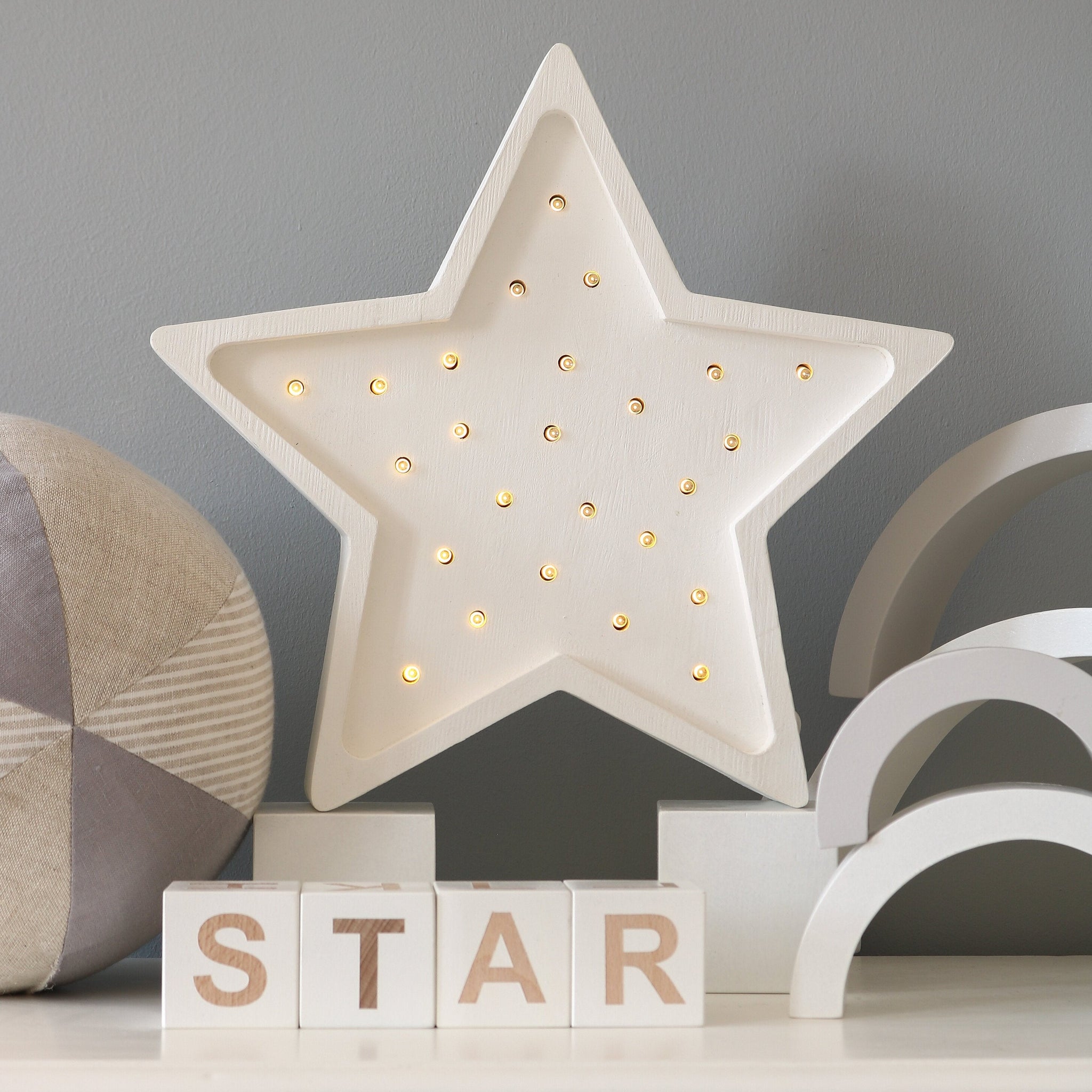Little Lights Star Lamp | Handmade Night Light for Kids & Babies ...