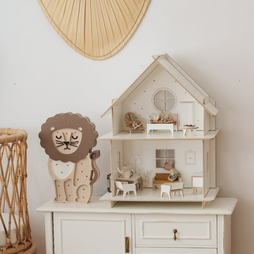 Little Lights Lion Lamp | Handmade Night Light for Kids & Babies ...
