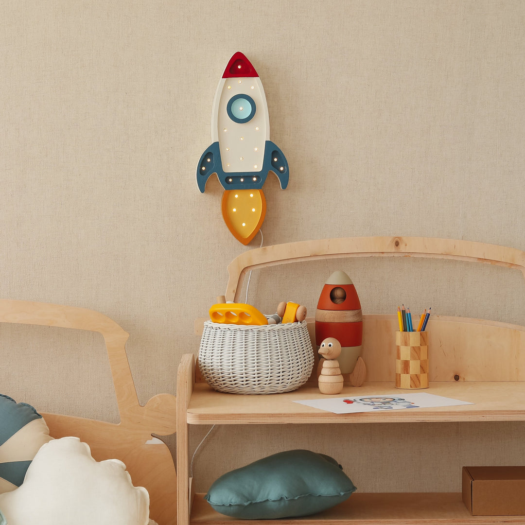 Little Lights Rocket Ship Lamp – Little Lights US